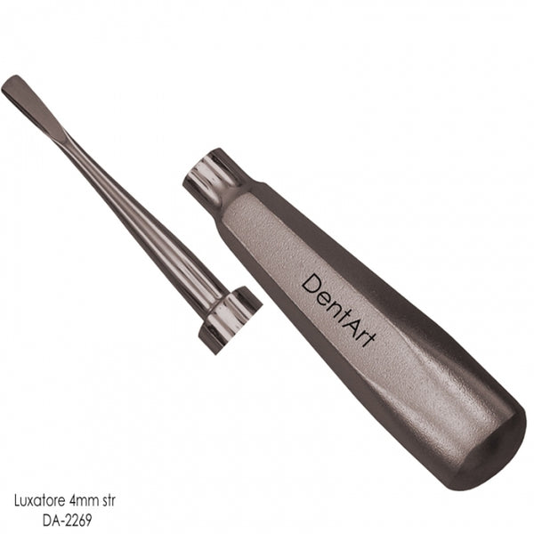 Dental Surgical Root Elevator Luxating Elevator 4mm Straight – John Dental Supplies Inc