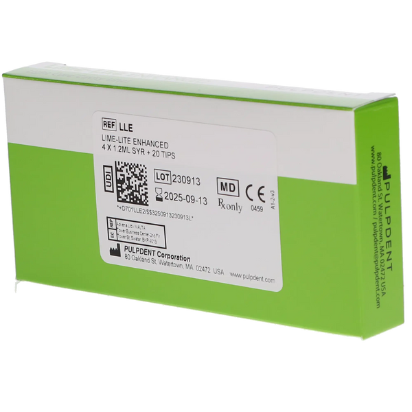 Lime-Lite Enhanced Cavity Liner, 1.2 ml, Syringe Kit, 4/Pk, LLE – John ...