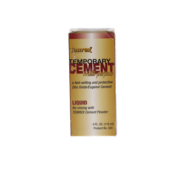 Temrex ZOE Temporary Cement, Liquid Refill, 4 oz/Bt, 1/Pk, 320 – John ...