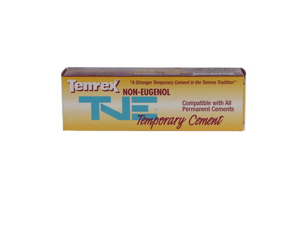 Temrex TNE Non-Eugenol Temporary Cement, Hand Mix Syringe Kit, 10 g, 1 ...