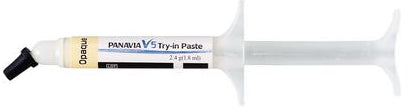 Panavia V5 Resin Cement Try-In Paste, Syringe, 1.8 ml, Opaque, 1/Pk, 3 ...