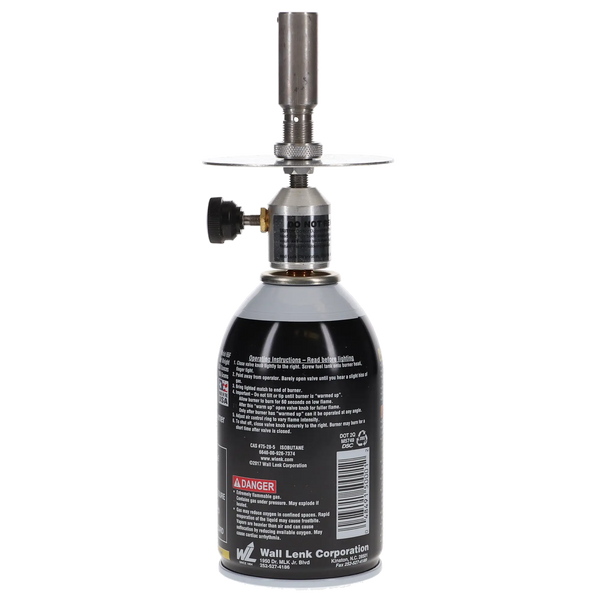 Laboratory Burner with Fuel, Model 65, 1 Burner Head & 1 Butane Fuel R ...