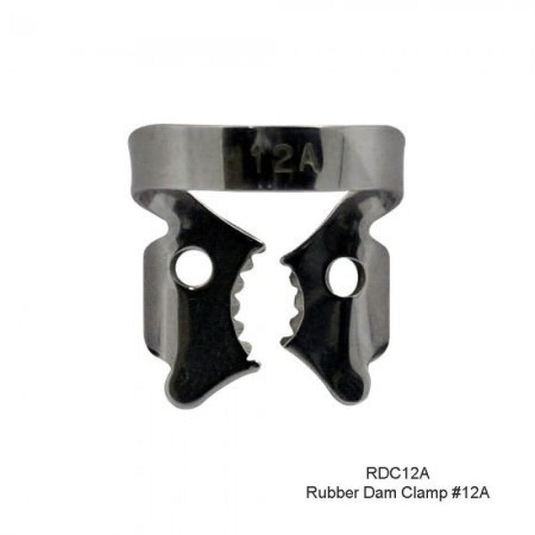 Rubber Dam Clamp #12A, Lower Molars - Right – John Dental Supplies Inc