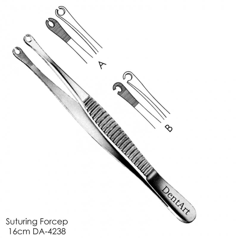 Suturing Forceps - 16cm – John Dental Supplies Inc