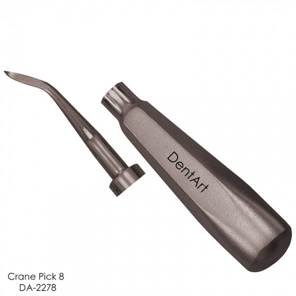 Dent Art Dental Elevator Crane pick # 8 – John Dental Supplies Inc