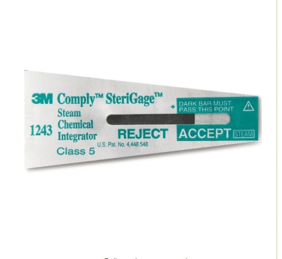 3M COMPLY (STERIGAGE) CHEMICAL INTEGRATORS 2" x 3/4" Integrators For S ...