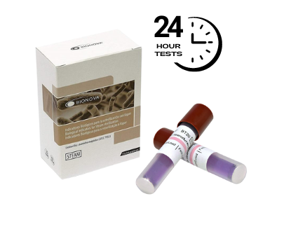 BIO NOVA Autoclave Biological Indicators [Steam] (1Box -100 Pcs.), Bio ...